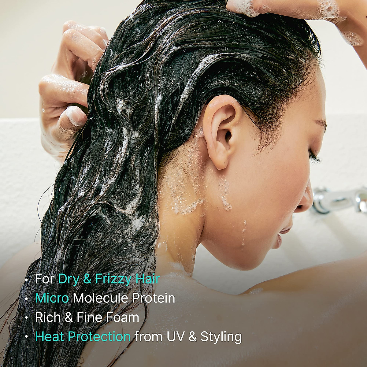 LA'DOR Keratin LPP Damage Care Shampoo w/Proteins & Plant Oils - pH Balanced Sub Acidic for Dry Damaged Frizzy Coarse Thinning Hair - NO Silicone, Paraben, Sulfate, Alcohol 5.07 Fl Oz (2pcs) LADOR