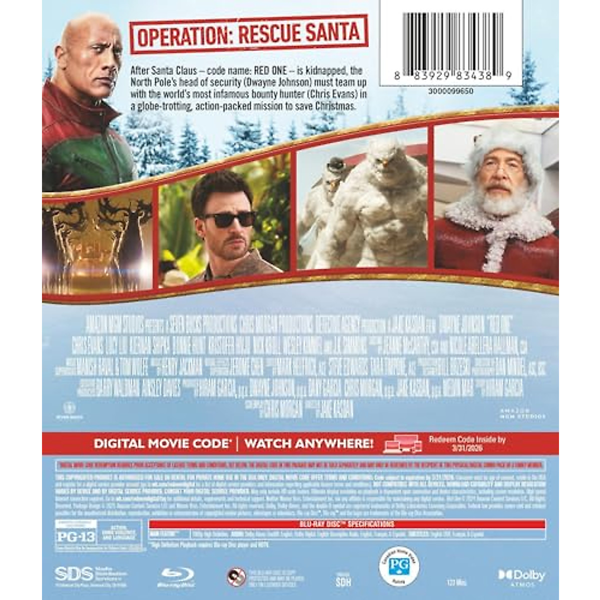 Red One (Blu-Ray + Digital)