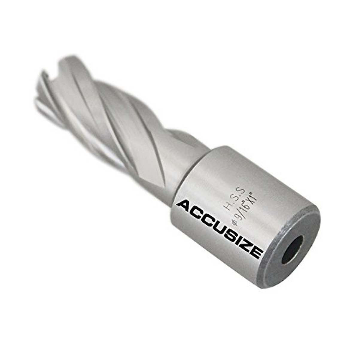 Accusize Industrial Tools 10 Pcs 9/16'' Diameter by 1'' Depth Hss Annular Cutter Plus 1 Pilot Pin, 2080-2014pin