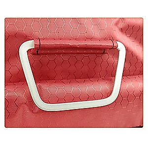 Car Trunk Organizer Soft Felt Storage Box Large Anti Slip Compartment Boot Storage Organizer Tool Bag Car Storage Bag (Rosso)