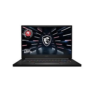 MSI Stealth GS66 Gaming Laptop: Intel Core i9-12900H, GeForce RTX 3070 Ti, 15.6" 360Hz Display, 32GB DDR5, 1TB NVMe SSD, Thunderbolt 4, Cooler Boost Trinity+, Win 11 Home: Core Black 12UGS-025