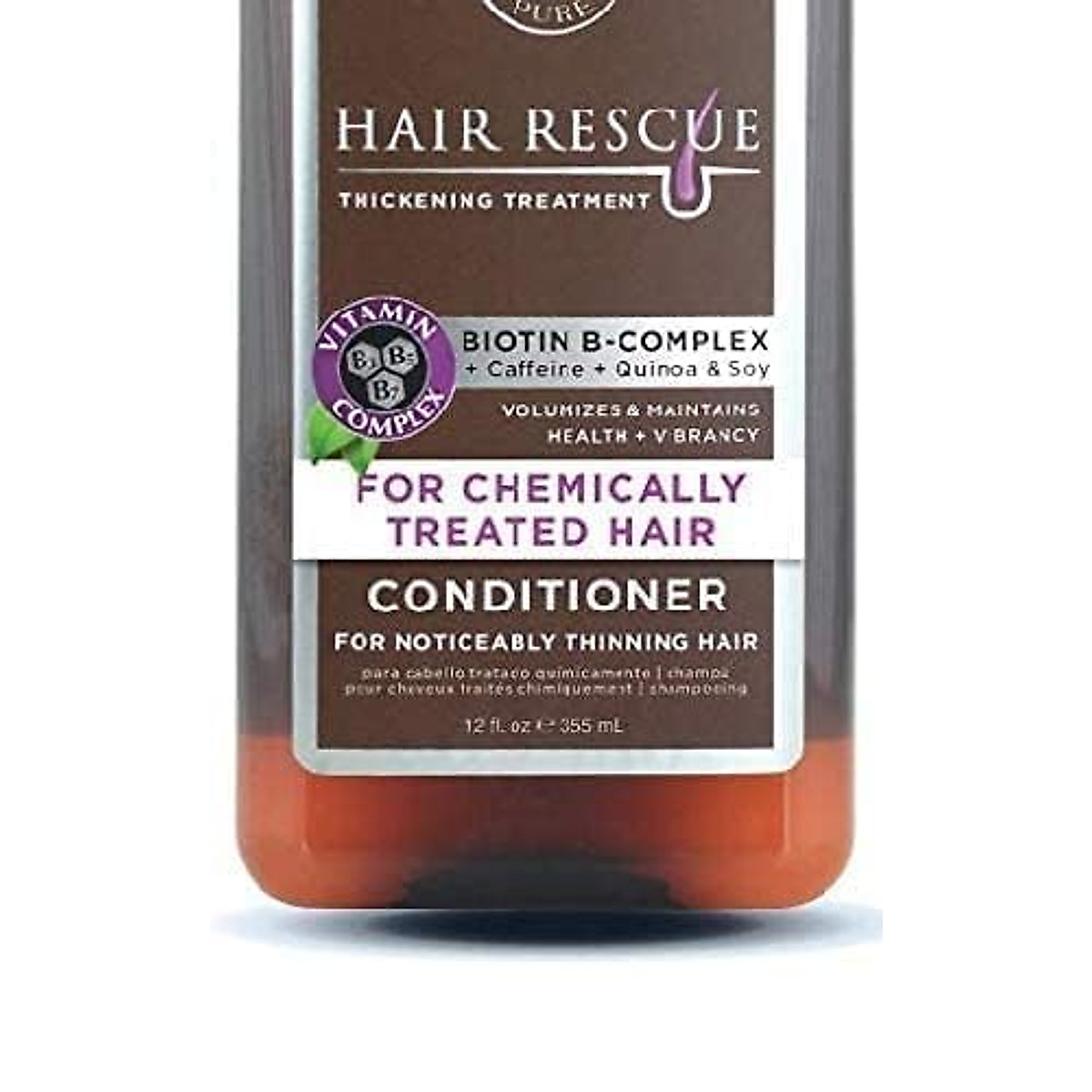 Petal Fresh Pure Hair Rescue for Chemically Treated Hair Conditioner, 12 Ounce