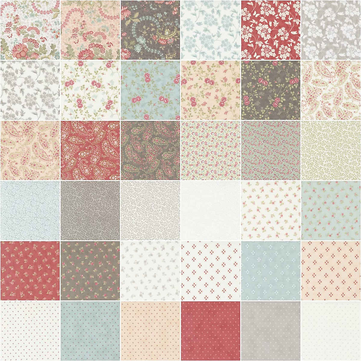 3 Sisters Bliss 36 Fat Quarters Moda Fabrics 44310AB