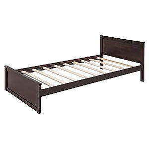 SOFTSEA Full Over Twin Bunk Bed with Desk, Full Size Loft Bed with Wardrobe and Storage, Wood Loft Bed with Stand-Alone Bed for Kids Teens (Espresso)