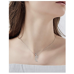 Semicolon Butterfly Necklace Survivor Encouragement Story Isnt Over Yet Struggle Depression Inspired Necklace 925 Silver Pendant Jewelry Gift for Women (Silver)