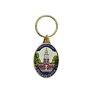 Philadelphia Independence Hall Daytime Keychain