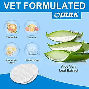 OPULA 300Pcs Dog Eye Wipes + 300Pcs Dog Ear Cleaner Wipes