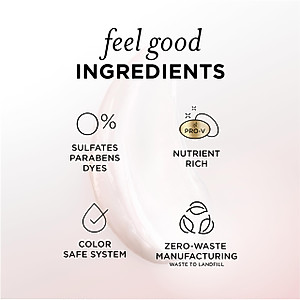 Pantene Nutrient Blends Miracle Moisture Boost Rose Water Conditioner for Dry Hair, Sulfate Free, 8 Fl Oz