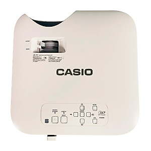 Casio XJ-F20XN DLP Projector 3300 ANSI Laser/LED Hybrid Crestron HDMI LAN, bundle: Remote Control, HDMI Cable, Power Cable