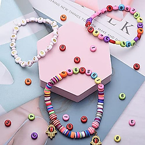 700 Pieces Mixed Color Acrylic Number Beads 0-9Colorful Number Beads for DIY Jewelry Making Bracelets Necklaces Key Chains Handmade Gift 4mm X7mm(A568)