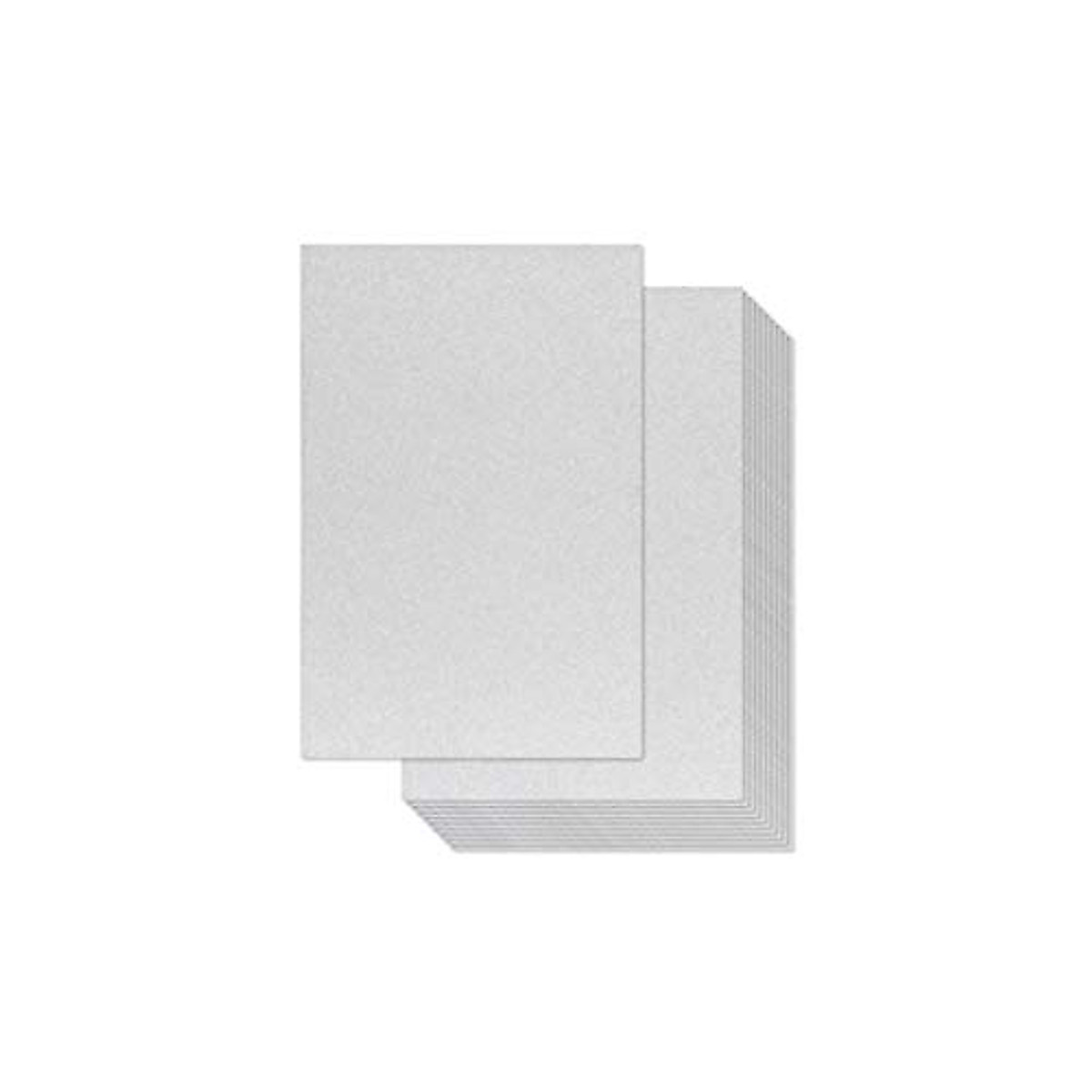 Silver Glitter Cardstock - 30-Pack Glitter Paper for DIY Craft Projects, Birthday Party Decorations, Scrapbook, Double-Sided, 110 lb Cover Stock, 8 x 12 inches