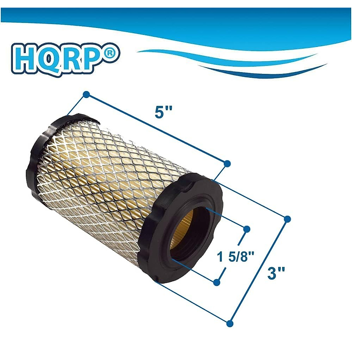HQRP Filter compatible with Husqvarna YTA22V46 YTH22V46 YTH24V48 GTH52XLS HU800AWD, Craftsman IT2000 IT1500, Poulan-Pro PB22VA48 Riding Mower Lawn Tractor