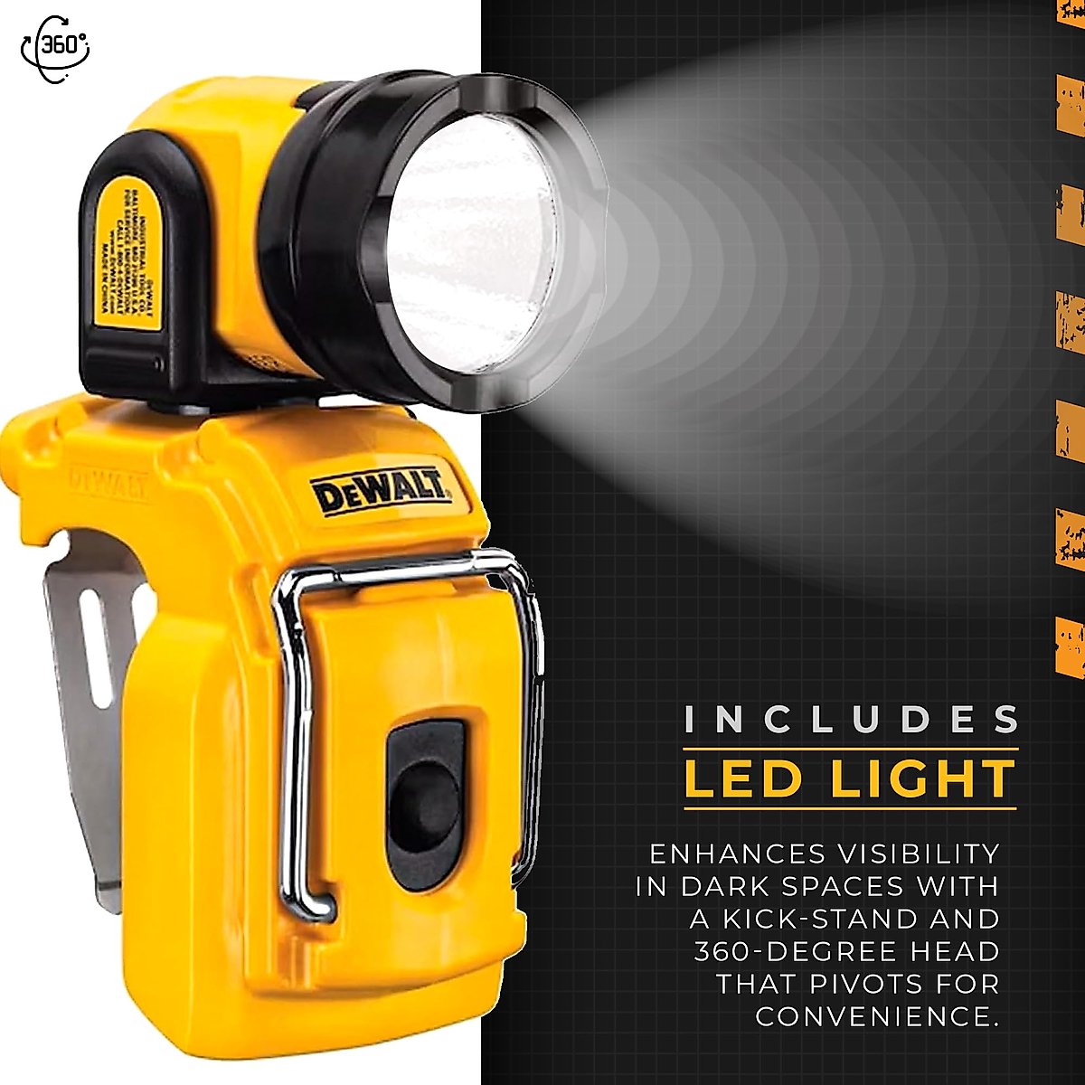 DeWalt 12V MAX 2 Tool Cordless Driver and Drill Hand Tool Set Combo Kit with Drill Bit Set, 45 Piece Screwdriver Set, and Battery Power Pack