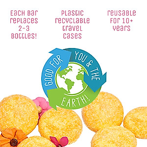 Sweet & Sassy Shampoo + Conditioner Bars: Includes 1 Shampoo, 1 Conditioner. Made in the USA. Natural, Organic, SLS Free, Safe for Color Treated Hair. Sunkissed