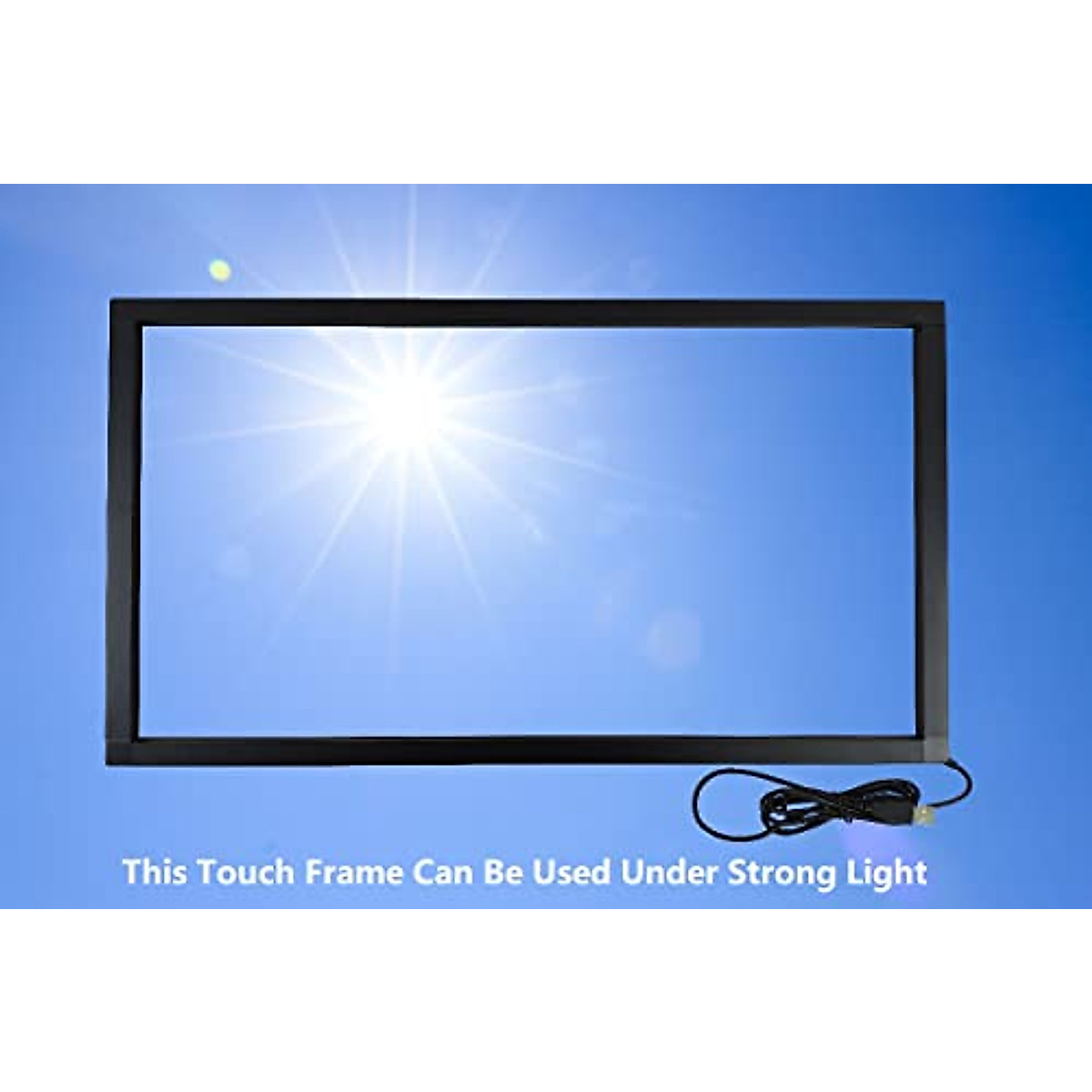 DeYoWo 43 Inch Interactive 10 Points Infrared IR Touch Screen Overlay Frame Free Driver…
