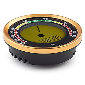 Oasis Digital/Analog Look Hygrometer and Humidity Sensor - High Precision Temperature and Humidity Monitor with Reliable Accuracy, Ideal for Care and Maintenance of Various Storage Environments