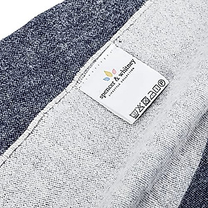 spencer & whitney Blanket Throws Wool Blanket Denim Blue Wool Throw Blanket Australian Cashmere Wool Throws Lightweight Blanket Throws for Couch