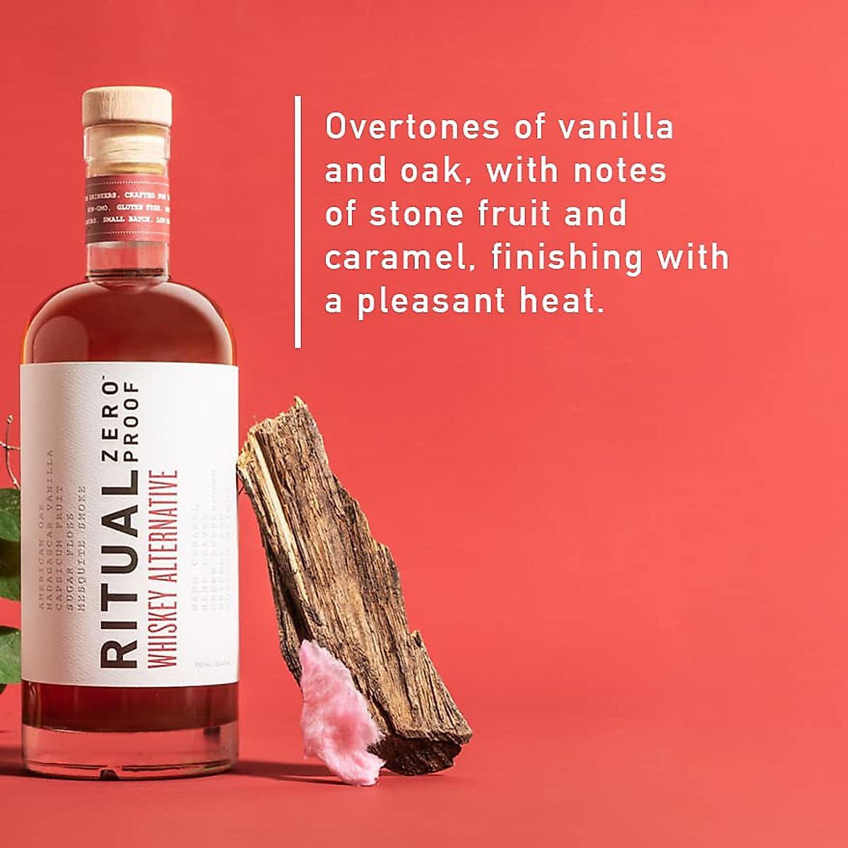 RITUAL ZERO PROOF Whiskey Alternative | Award-Winning Non-Alcoholic Spirit | 25.4 Fl Oz (750ml) | Only 5 Calories | Sustainably Made in USA | Make Delicious Alcohol Free Cocktails