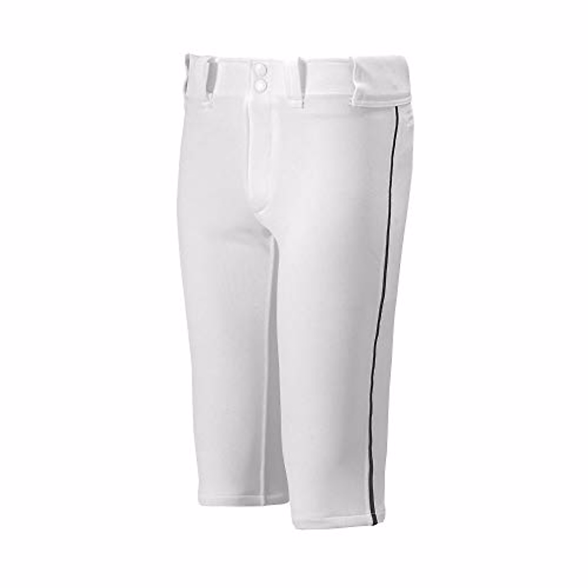 Mizuno Boys Youth Premier Short Piped Pant S White-Black, White/Black, Small US