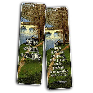 Be Still My Soul Religious Bookmarks Cards (60-Pack) - Stocking Stuffers for Men Women Baptism, Youth Group, Cell Group, VBS Bible Study, Mission Trip - Best Church Supplies