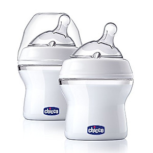 Chicco NaturalFit Baby Bottles All You Need Starter Set with Bottle Sterilizer, Bottle Brush, Orthodontic Pacifiers and Storage Lids