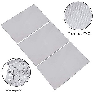 SolUptanisu Inflatable hot tub Repair kit,6pcs Patches Raft Patch,Inflatable Raft Boat Canoe Kayak Waterproof Repair Patches Accessory (Black, Red, Gray Optional)