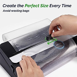 GERYON Vacuum Sealer Bags, 2 Pack 8x30ft Vacuum Sealer Roll Food Sealer Bags for All Vacuum Sealer Machine,BPA free,heavy duty