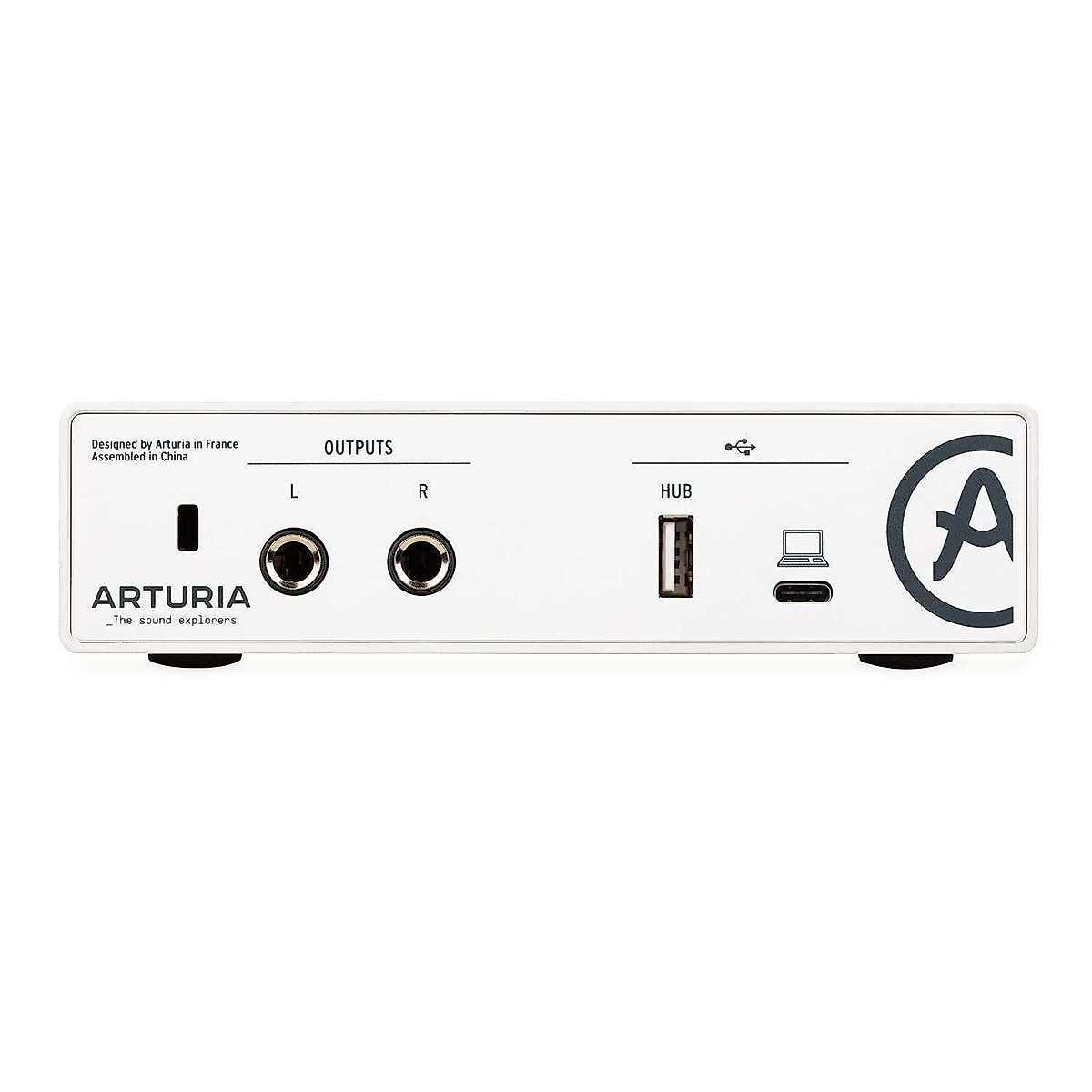 Arturia MiniFuse 1 - Compact USB Audio Interface with Creative Software for Recording, Production, Podcasting, Guitar - White