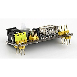CorpCo MB102 Breadboard Power Supply Module 3.3V/5V for Arduino Board Solderless Breadboard