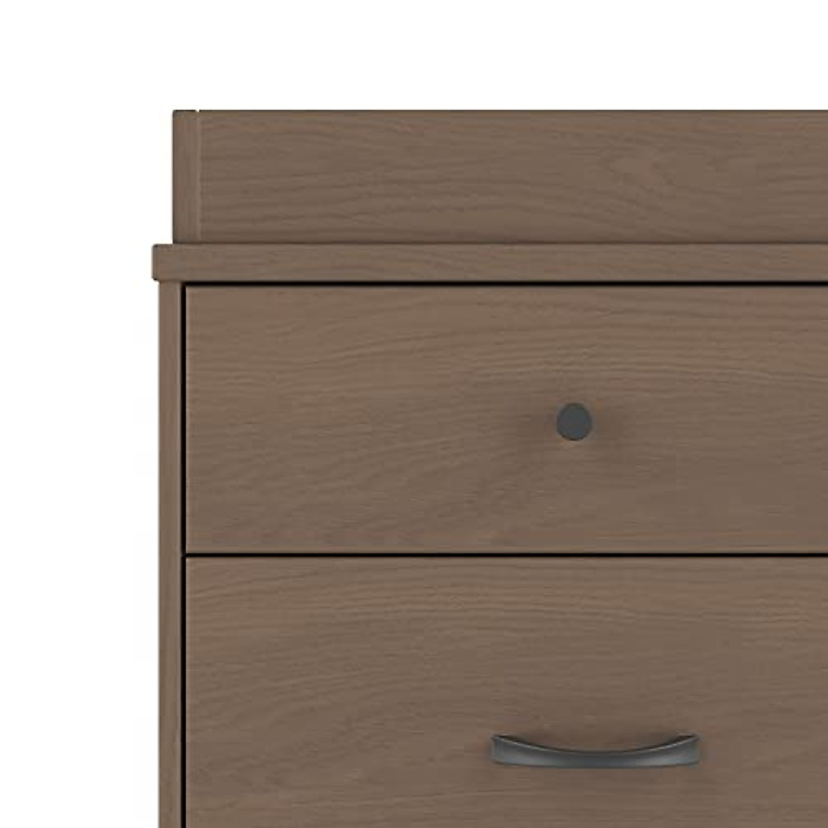 Child Craft SOHO 3 Drawer Mid-Century Modern Dresser with Changing Topper, Anti-Tip Kit, Extra-Large Storage for Baby Nursery, Kid’s Room (Dusty Heather)