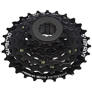JKSPORTS Shima Tourney CS-HG200 7 Speed Cassette, 12-28T, Black