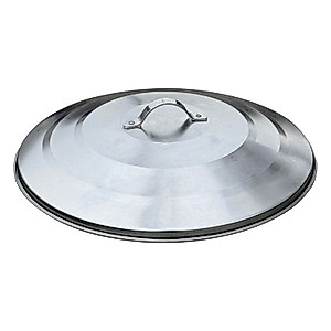 Trash Can Lid, Compotible with 13-Gallon Round Fire Resistant Garbage Container, Lid for Galvanized Steel Waste Bin