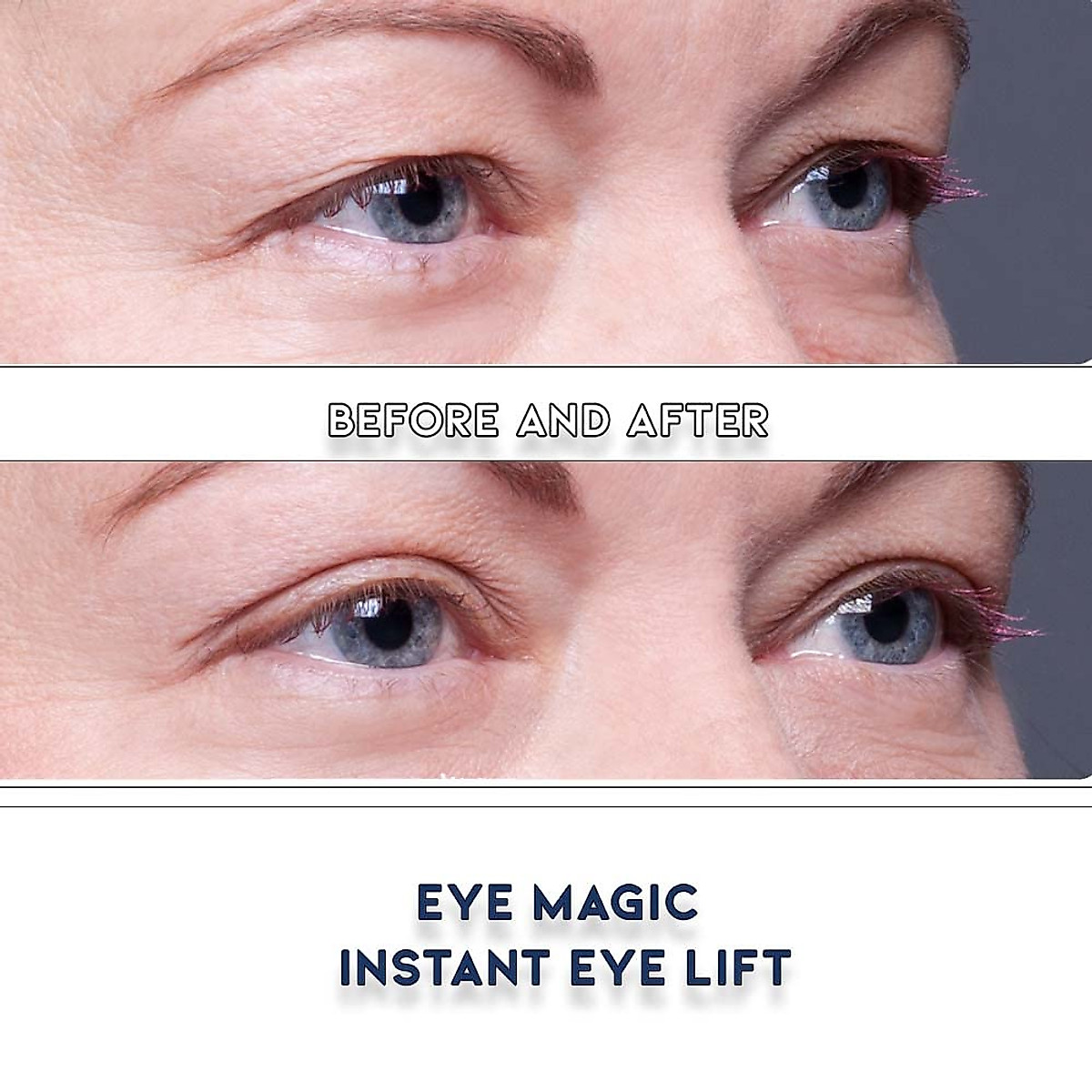 Eye Magic Premium Eye Lift (S/M Refill) Made in America. Instantly Lifts and Defines Droopy, Sagging or Hooded Eyes Safe for Daily Use