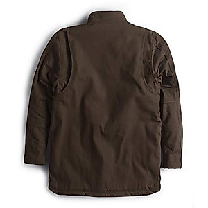 Walls Men's Size Super Duck Insulated Coat, bark Brown, Extra Tall