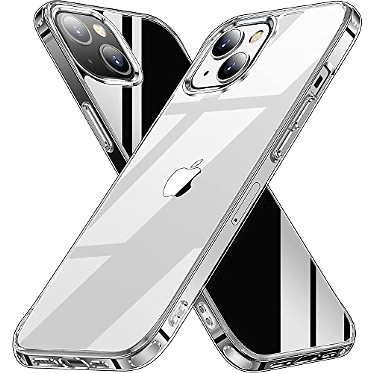 AEDILYS Shockproof for iPhone 13 Mini Case,[ NOT-Yellowing][12FT Military Grade Drop Protection] [Scratch-Resistant], Slim Non-Slip iPhone 13 Mini Phone Case- Clear