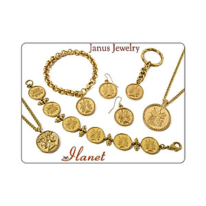 MADE IN USA - Reproduction of the Historic JANUS Double-headed Pendant, From ilanet Museum Collection