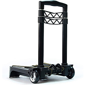 RAZZUM Large Hand Trucks,Light Hand Cart Small Mini Aluminum Luggage Cart Home Handling Pull Goods Shopping Small Trailer Folding Portable Trolleys