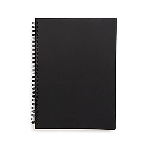 TRU RED Medium Soft Cover Meeting Notebook, Blk Tr54988