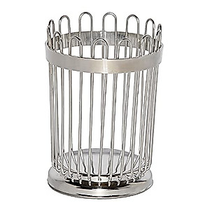 Service Ideas WBB5PS Breadstick Basket, Wire, 5"