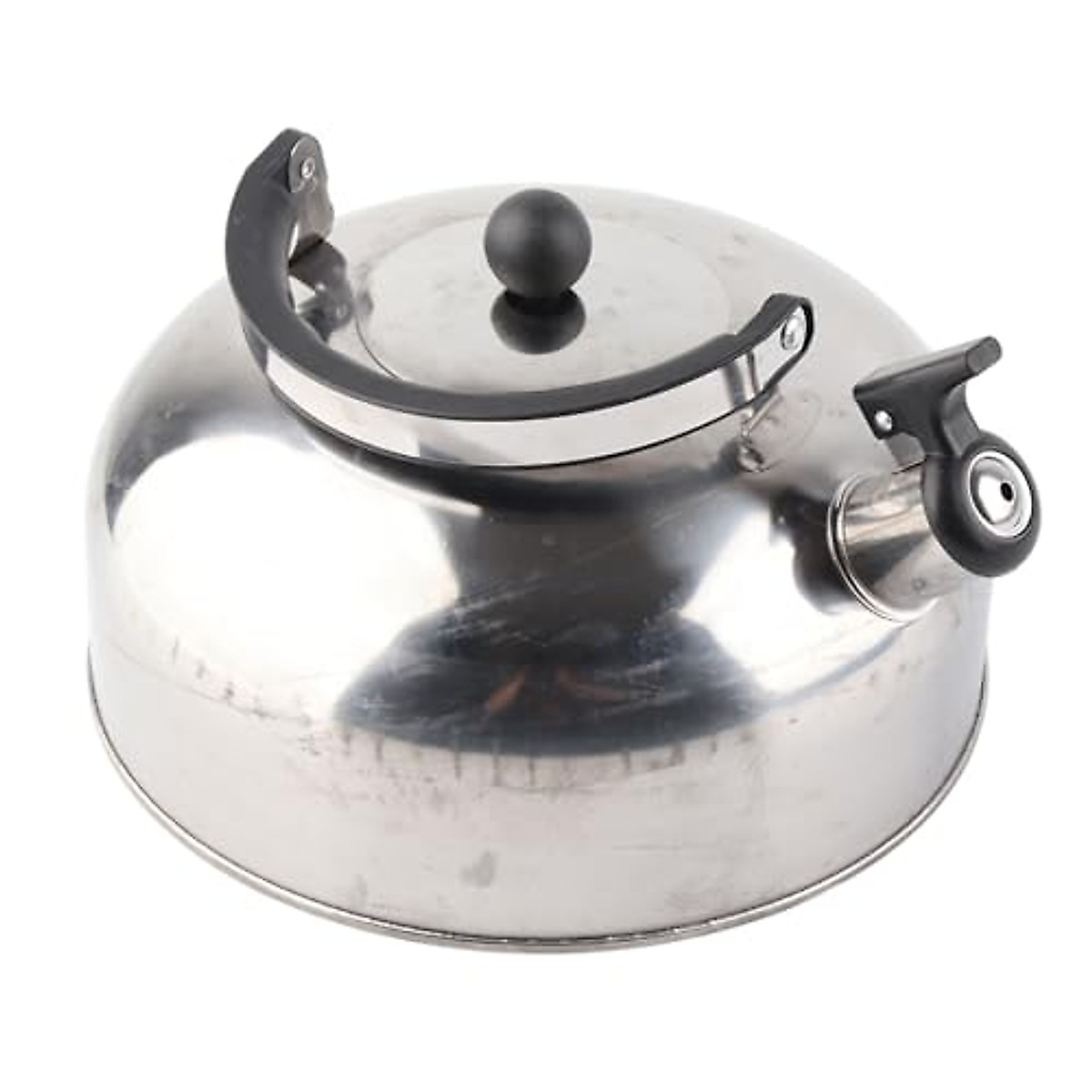 3L L Steel Whistling Tea Kettle Fast Heating One Touch Buttons Whistling Kettle With Insulated Handle For Home 3L L Steel Whistling