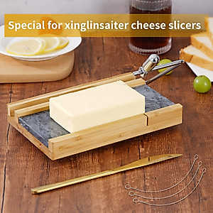 4 Pcs Cheese Slicer Wire Replacement For Marble Cheese Slicer Board,Cheese Cutter Wire for Block Cheeses Butter Cutting(Xinglinsaiter Cheese slicer Special)