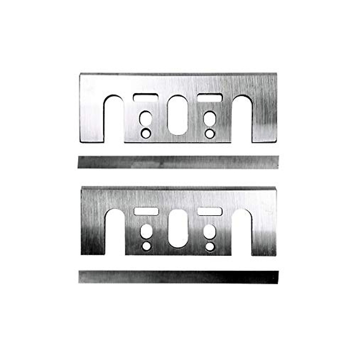 Makita 2 Pack 8 Pc - 3 1 4 Planer Blade Double Edge Set For Planers - Cutting For Hard Wood - 3-1/4" Tungsten Carbide | 2-Piece Blade