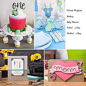 EVISWIY 50PCS Blades for Cricut Explore Air 2/Air 3/3/Make 3/Maker 40PCS 45° Premium Fine Point Blade & 5PCS 60° Deep Cut & 5PCS 30° Shallow Cut Vinyl Fabric Knife Cutting Blade for Cricut Replacement