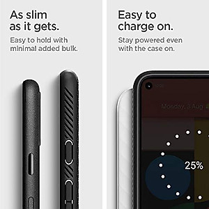 Spigen Liquid Air Armor Designed for Pixel 5 Case (2020) - Matte Black