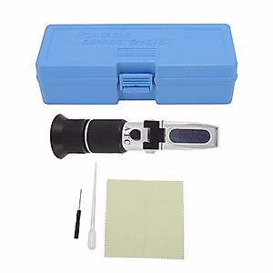 Sugar Content Hydrometer, Easy To Use 0‑80% Brix Meter Refractometer Efficient for Home