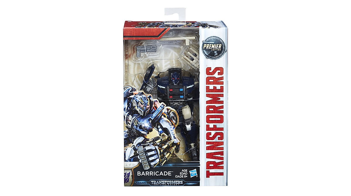 Transformers Premier Deluxe Barricade Figure - Action-Packed