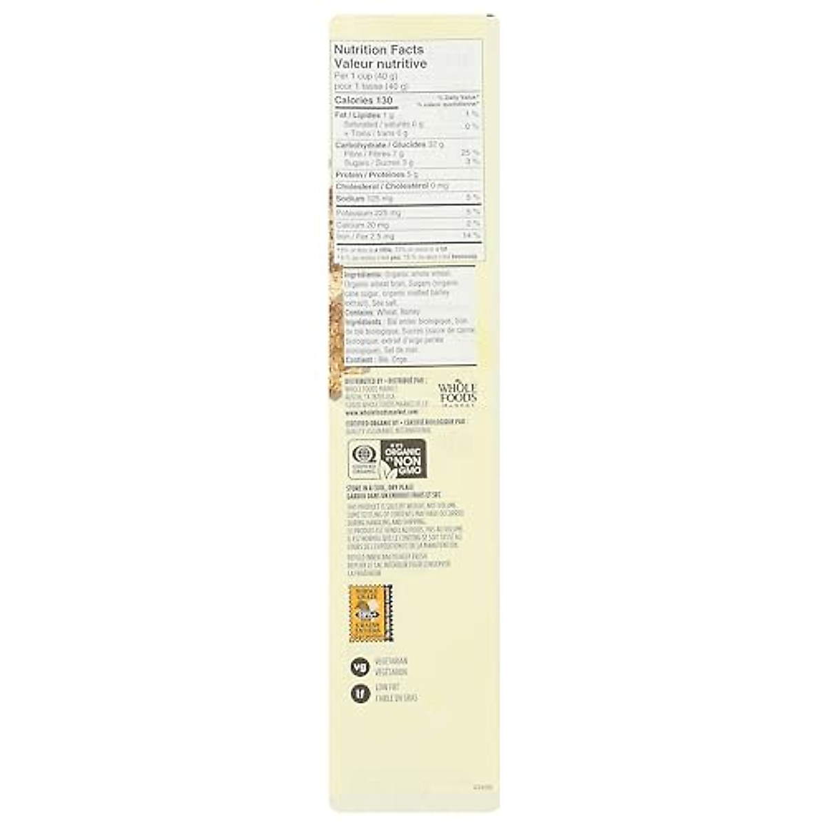 365 by Whole Foods Market, Organic Bran Flakes Cereal, 15 Ounce