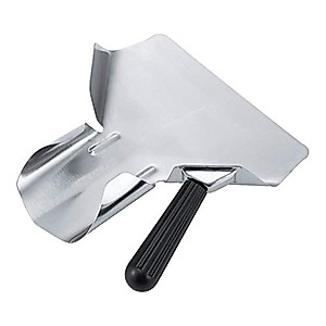 Celery, Pickle Relish Dishes Popcorn ShovelPopcorn Scoop,Stainless Steel French Fry Bagger Scoop Desserts Scooper for Snacks Desserts Ice Dry Goods (Assorted Color)