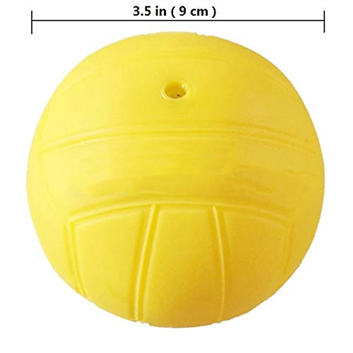 Viminston Roundnet Game Replaceable Ball Competitive Balls Mini Volleyball 2-Pack with Pump(2 Balls&1 Pump)