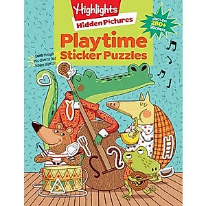 Playtime Sticker Puzzles (Highlights™ Sticker Hidden Pictures®)
